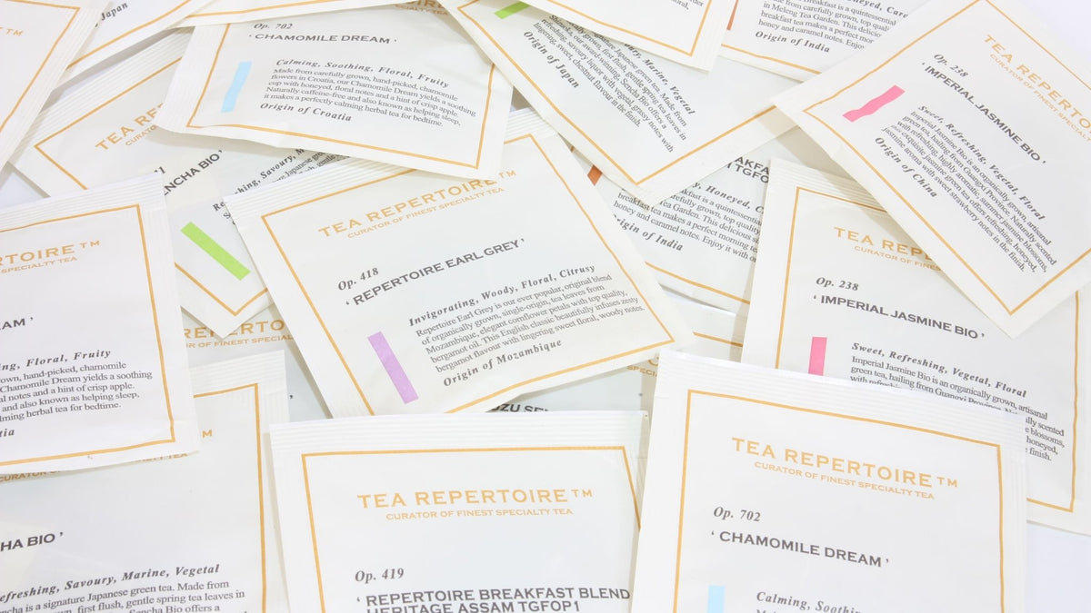 100% Plastic Free Tea Bags | Sustainability Tea | Tea Repertoire